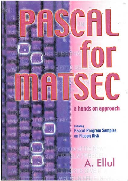 Pascal For Matsec - a hands on approach