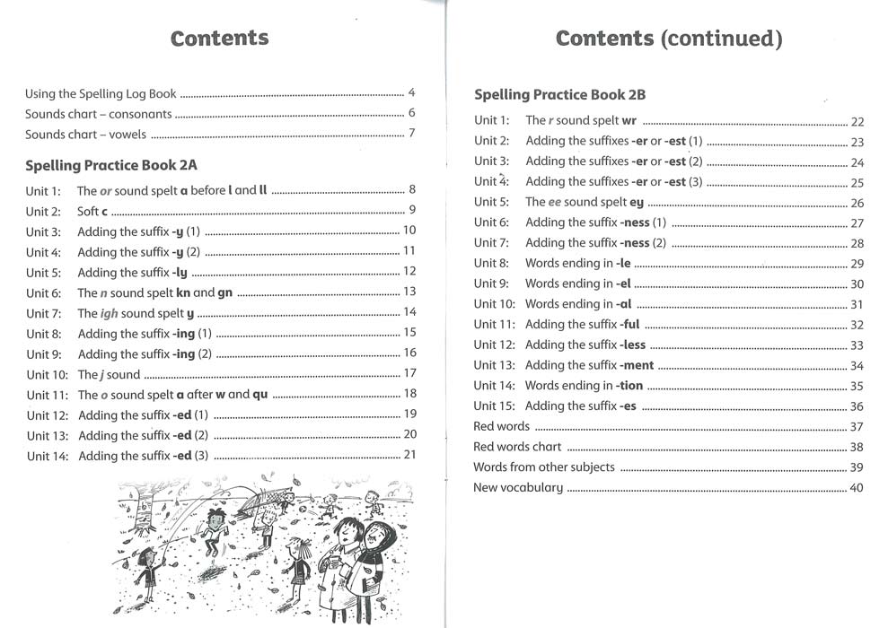 Read Write Inc. Spelling: Log Book 2A and 2B - BDL Books