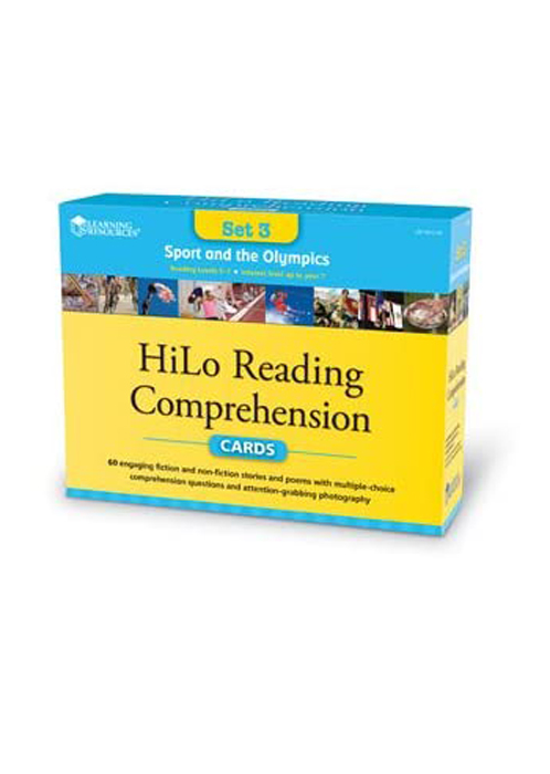 Learning Resources HiLo Reading Comprehension Cards Set 3 - BDL Books