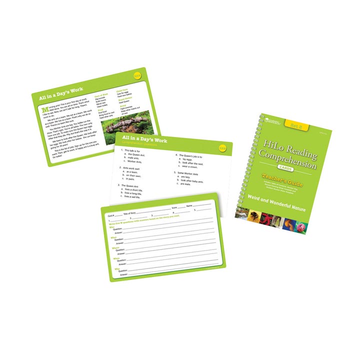 Learning Resources HiLo Reading Comprehension Cards Set 2 - BDL Books