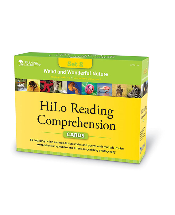 Learning Resources HiLo Reading Comprehension Cards Set 2 - BDL Books