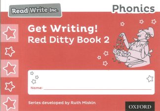 Read Write Inc. Phonics: Get Writing! Red Ditty Workbooks 1 - 5 - BDL Books