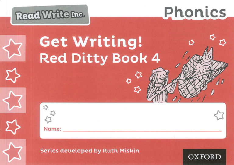 Read Write Inc. Phonics: Get Writing! Red Ditty Workbooks 1 - 5 - BDL Books