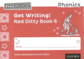 Read Write Inc. Phonics: Get Writing! Red Ditty Books Pack of 10 - BDL ...