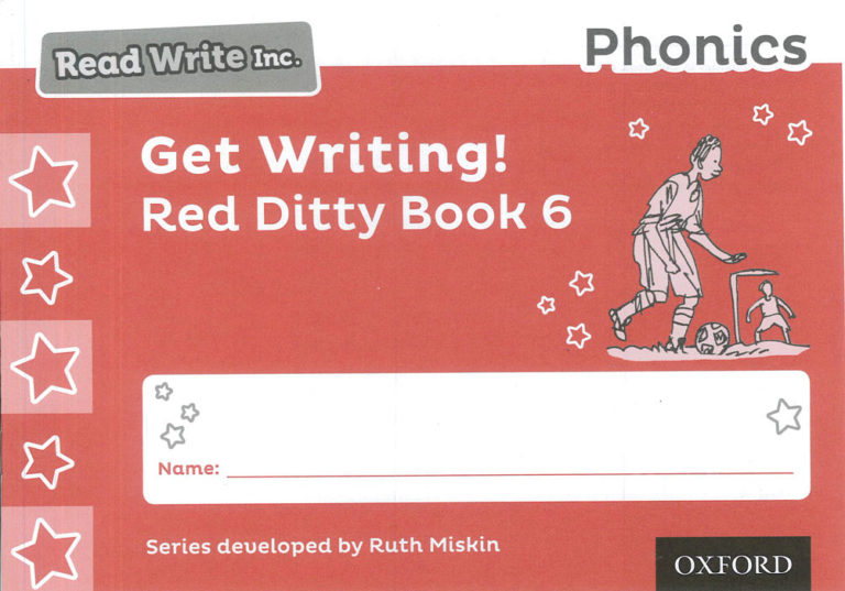Read Write Inc. Phonics: Get Writing! Red Ditty Workbooks 6-10 - BDL Books