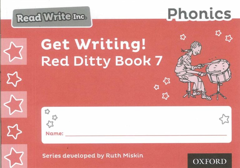 Read Write Inc. Phonics: Get Writing! Red Ditty Workbooks 6-10 - BDL Books