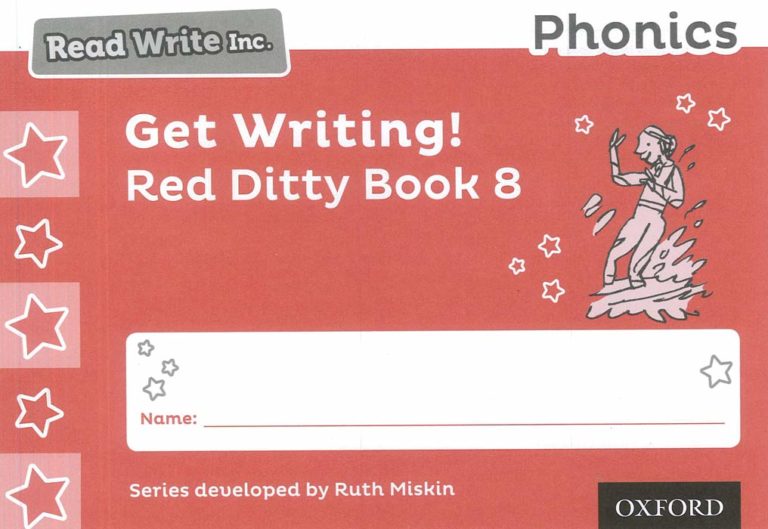 Read Write Inc. Phonics: Get Writing! Red Ditty Workbooks 6-10 – BDL Books
