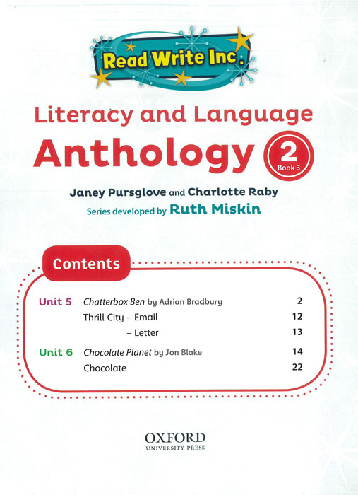 Read Write Inc.: Literacy & Language: Year 2 Anthology Book 3 - BDL Books