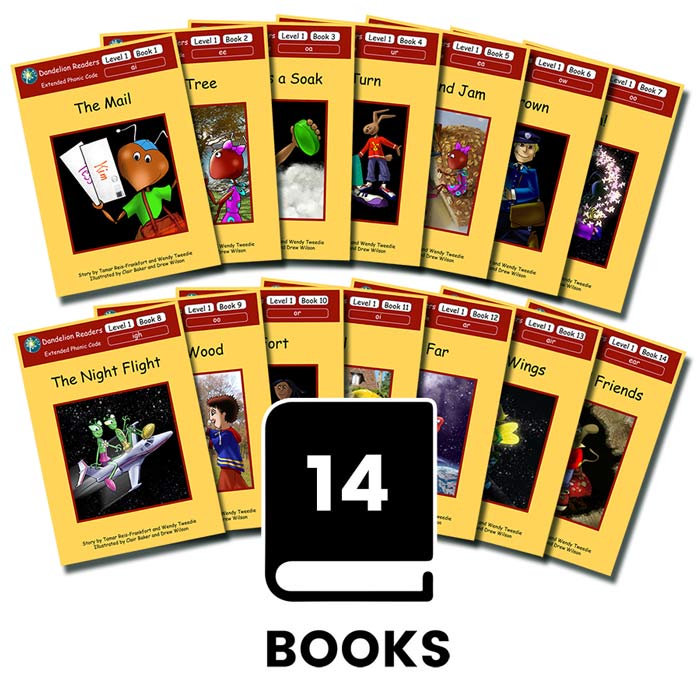 Dandelion Readers Level 1 Units 1-14 - BDL Books