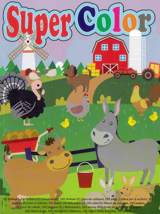 Super Colouring Book - Farm - BDL Books