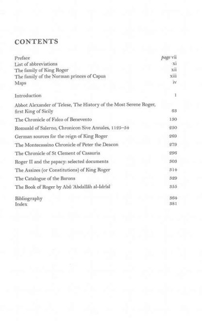 Roger II and the Creation of the Kingdom of Sicily - BDL Books