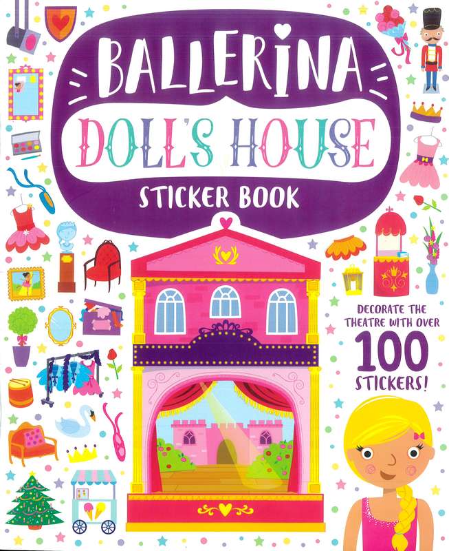 Ballerina Doll's House Sticker Book - BDL Books