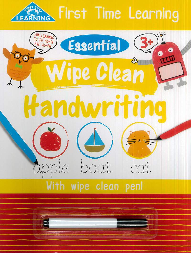 First Time Learning Essential Wipe Clean Handwriting - BDL Books