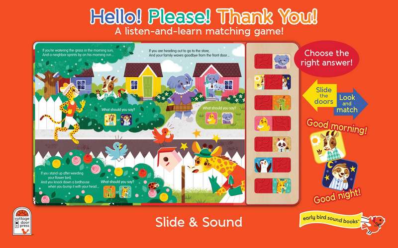 Hello! Please! Thank You! Slide and Sound Book - BDL Books