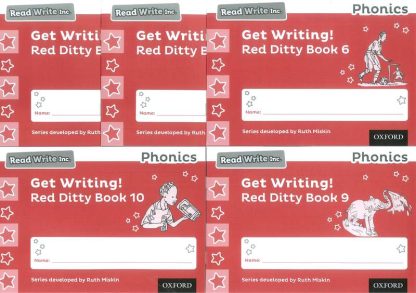 Read Write Inc. Phonics: Get Writing! Red Ditty Books Pack of 10 - BDL ...