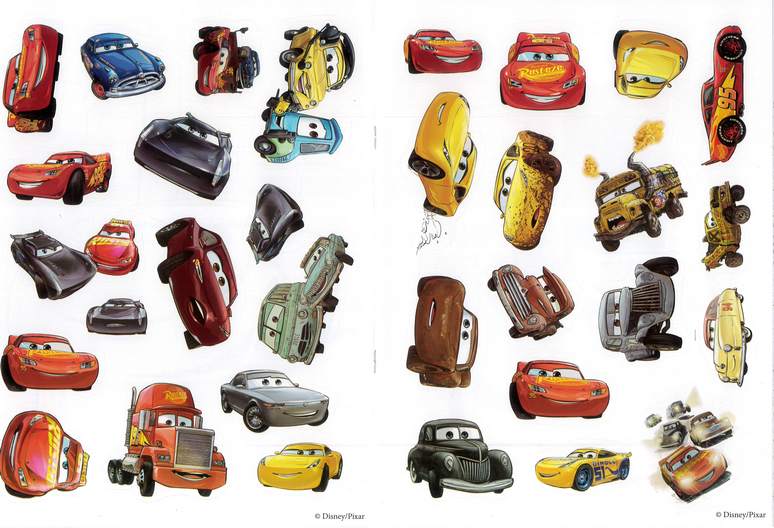 Cars 3 Color & Stickers - BDL Books
