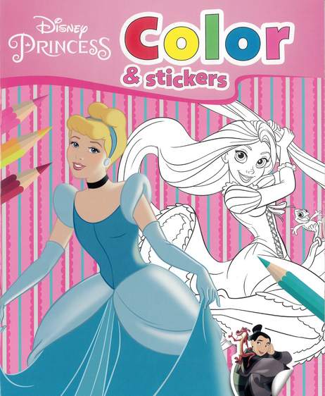 Princess Color & Stickers - BDL Books