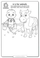 CoComelon ABC Colouring Book - BDL Books