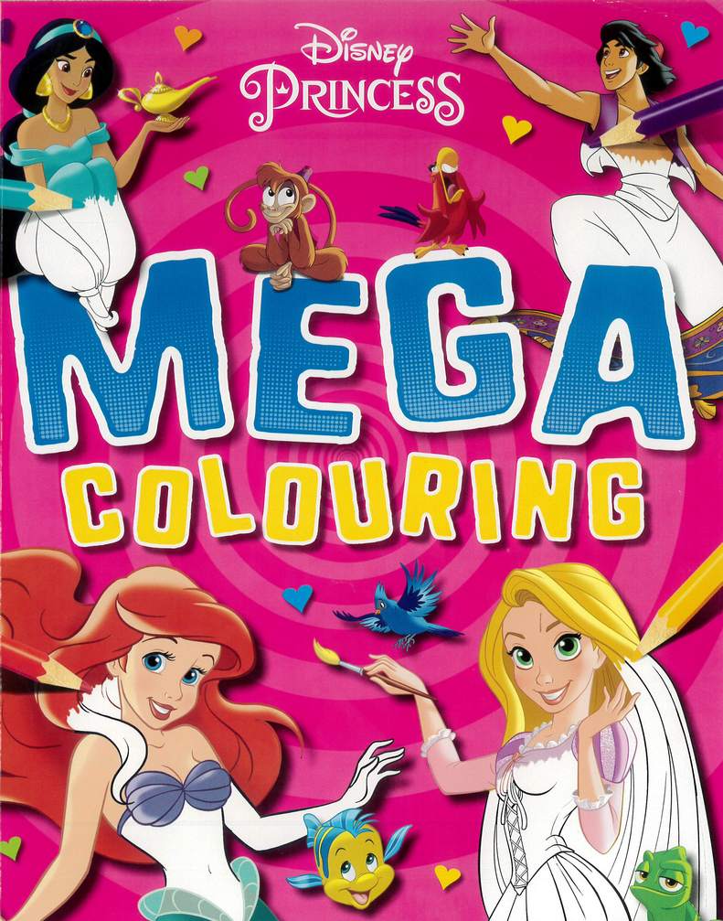 Disney Princess Mega Colouring - BDL Books