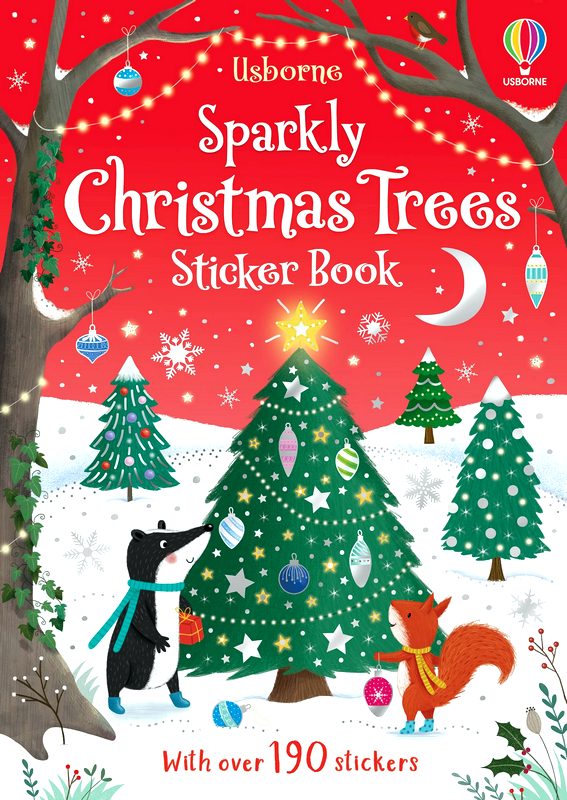 Sparkly Christmas Trees Sticker Book - BDL Books