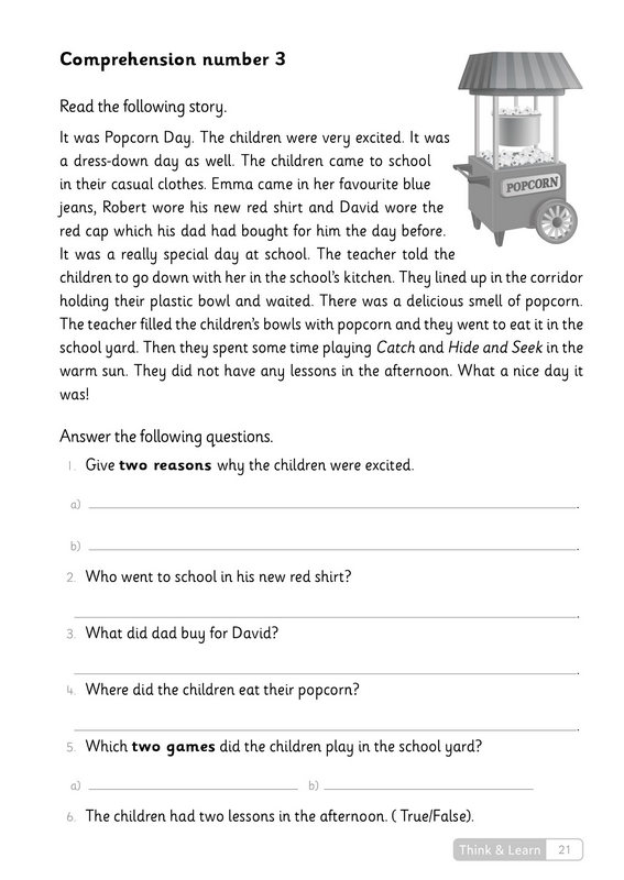 Think & Learn English Year 3 - BDL Books