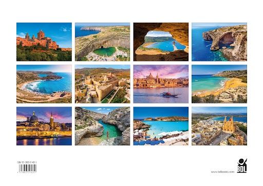 Beautiful Malta and Gozo 2024 Calendar A4 - BDL Books