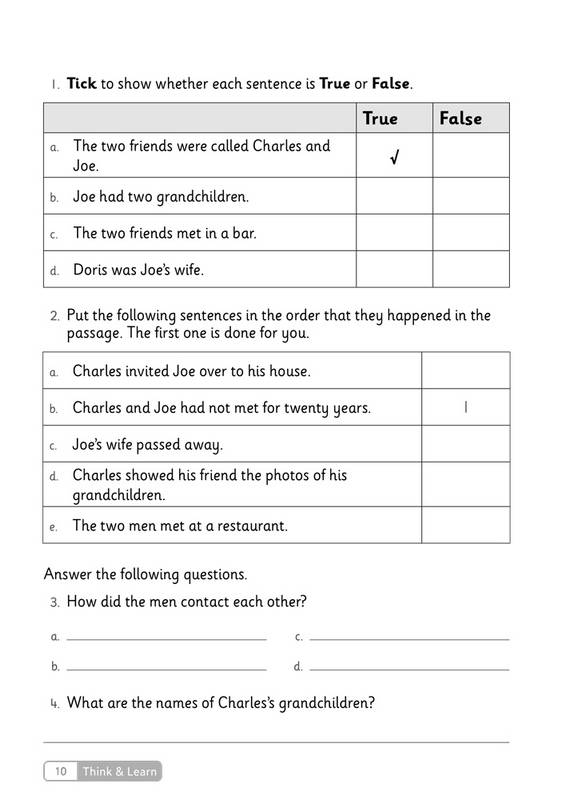 Think & Learn English Year 4: Comprehension and Creative Writing - BDL ...