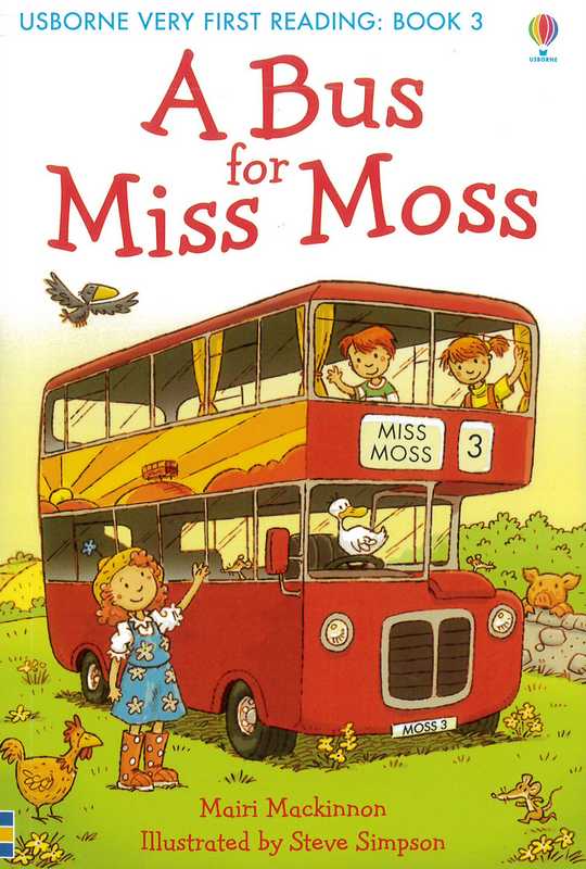 A Bus for Miss Moss: Usborne Very First Reading - BDL Books