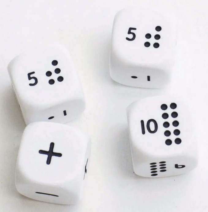 Numicon Dice (Pack of 4) - BDL Books