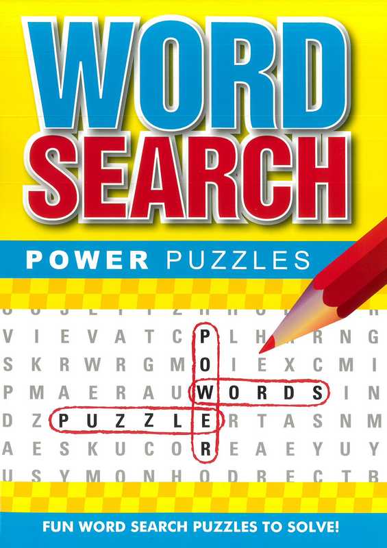 Word Search Power Puzzles Yellow – BDL Books