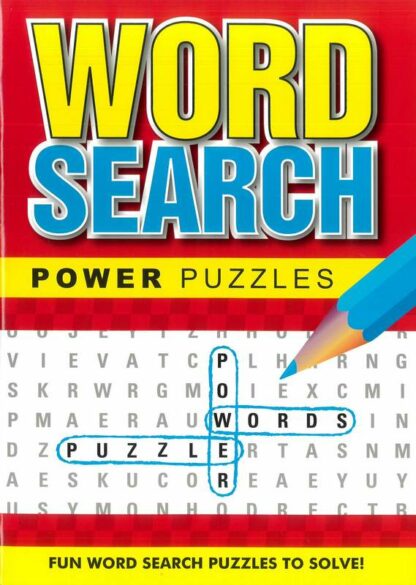 Word Search Power Puzzles Red – BDL Books