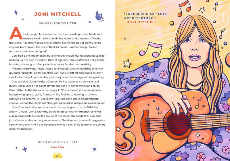 Rebel Girls Rock: 25 Tales of Women in Music - BDL Books