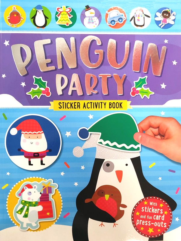 Penguin Party Sticker Activity Book – BDL Books