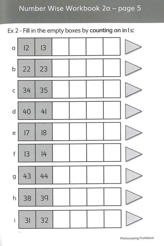 Number Wise Practice Book 2a - BDL Books