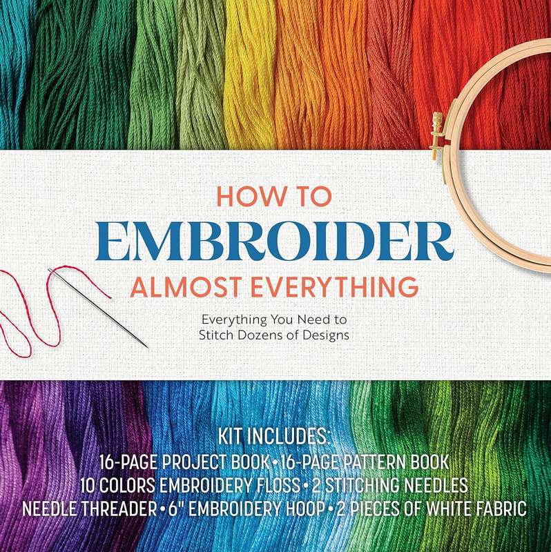 How to Embroider Almost Everything Kit - BDL Books