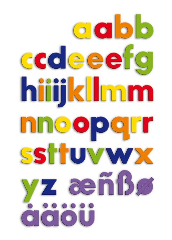 Magnetic Lowercase Letters - BDL Books