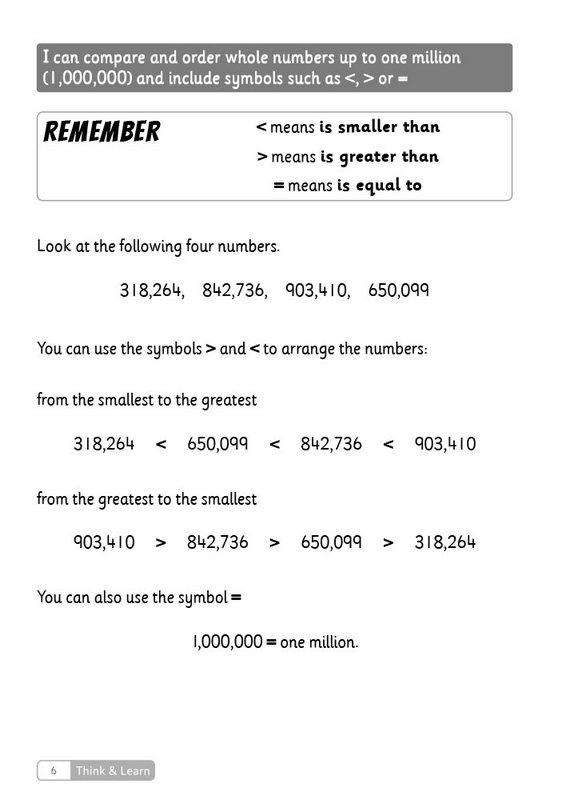 Think & Learn Maths Year 6: Notes - BDL Books
