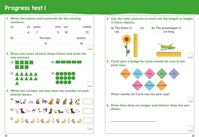 Mental Maths Workbook Year 1 - BDL Books