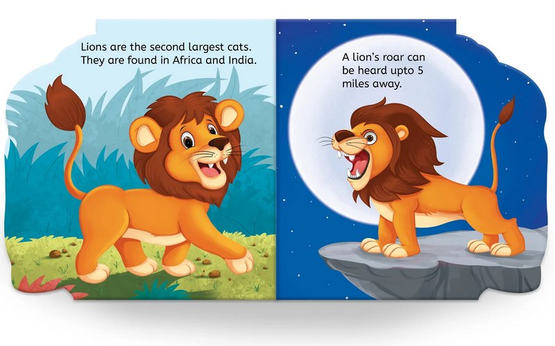 My First Shaped Board Book: Lion – BDL Books