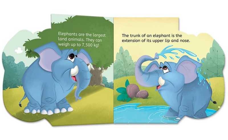 My First Shaped Board Book: Elephant - BDL Books