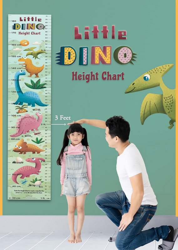 Little Dino Height Chart - BDL Books