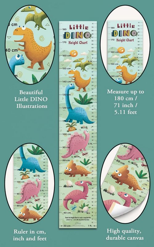 Little Dino Height Chart - BDL Books