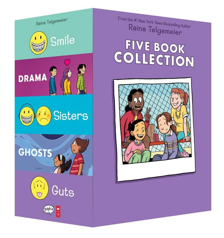 Raina Telgemeier Five Book Collection Box Set - BDL Books