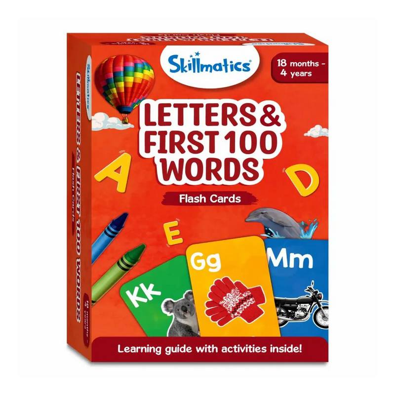 Flash Cards For Toddlers: Letters and First 100 Words - BDL Books