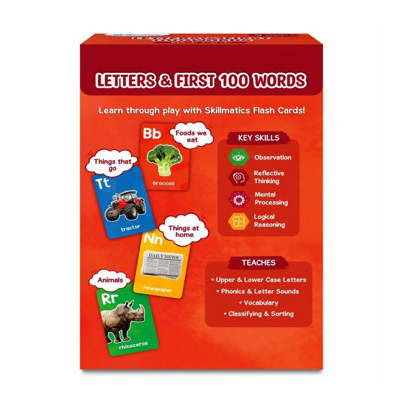 Flash Cards For Toddlers: Letters and First 100 Words - BDL Books