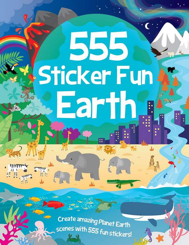 555 Sticker Fun Earth - BDL Books