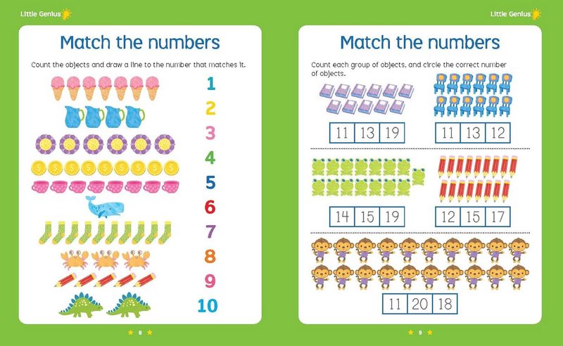 Little Genius Numbers: Magnetic Board & Magnets - BDL Books