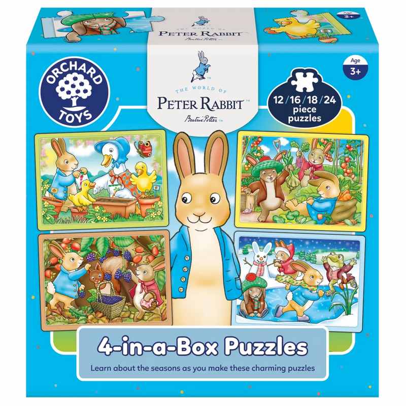 Peter Rabbit - 4-in-a-Box Puzzles - BDL Books