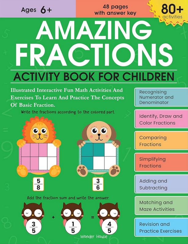 Amazing Fractions Activity Book - BDL Books